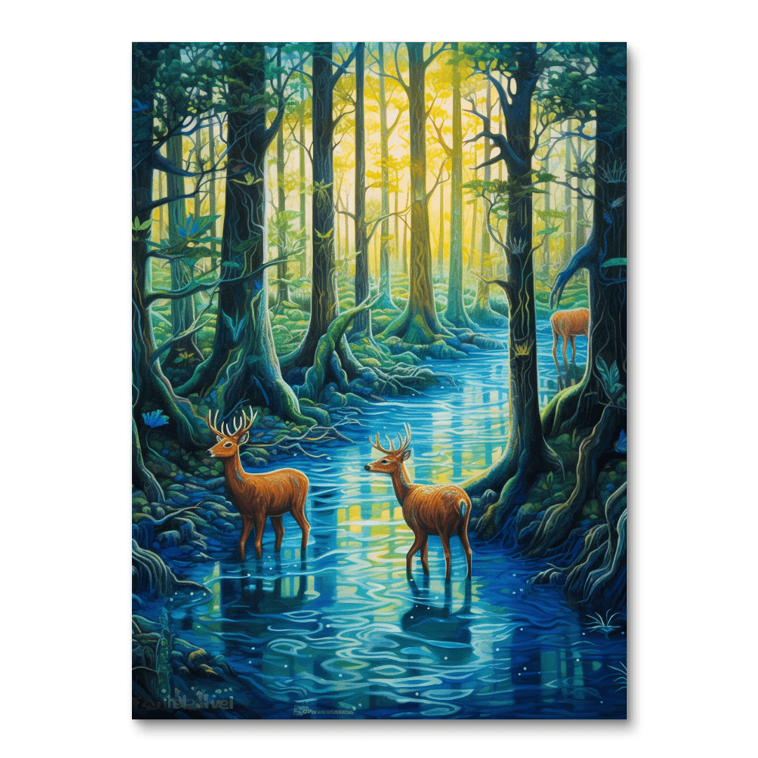 Deer in the Forrest II Paint by Numbers – PBN Haul